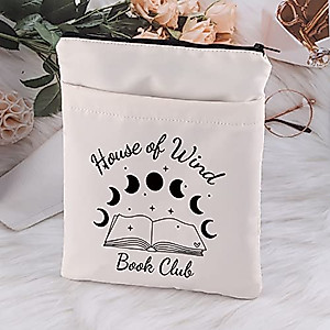 MNIGIU Bookworm Gift House of Wind Book Sleeve Velaris Gift Acotar Book Protector Cover Book Lover Gift Booktok Merchandise (House of Wind)