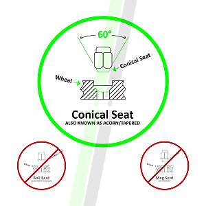 DPAccessories 100 Chrome 12x1.5 Closed End Bulge Acorn Lug Nuts - Cone Seat - 19mm Hex D3116-HT-2305/100