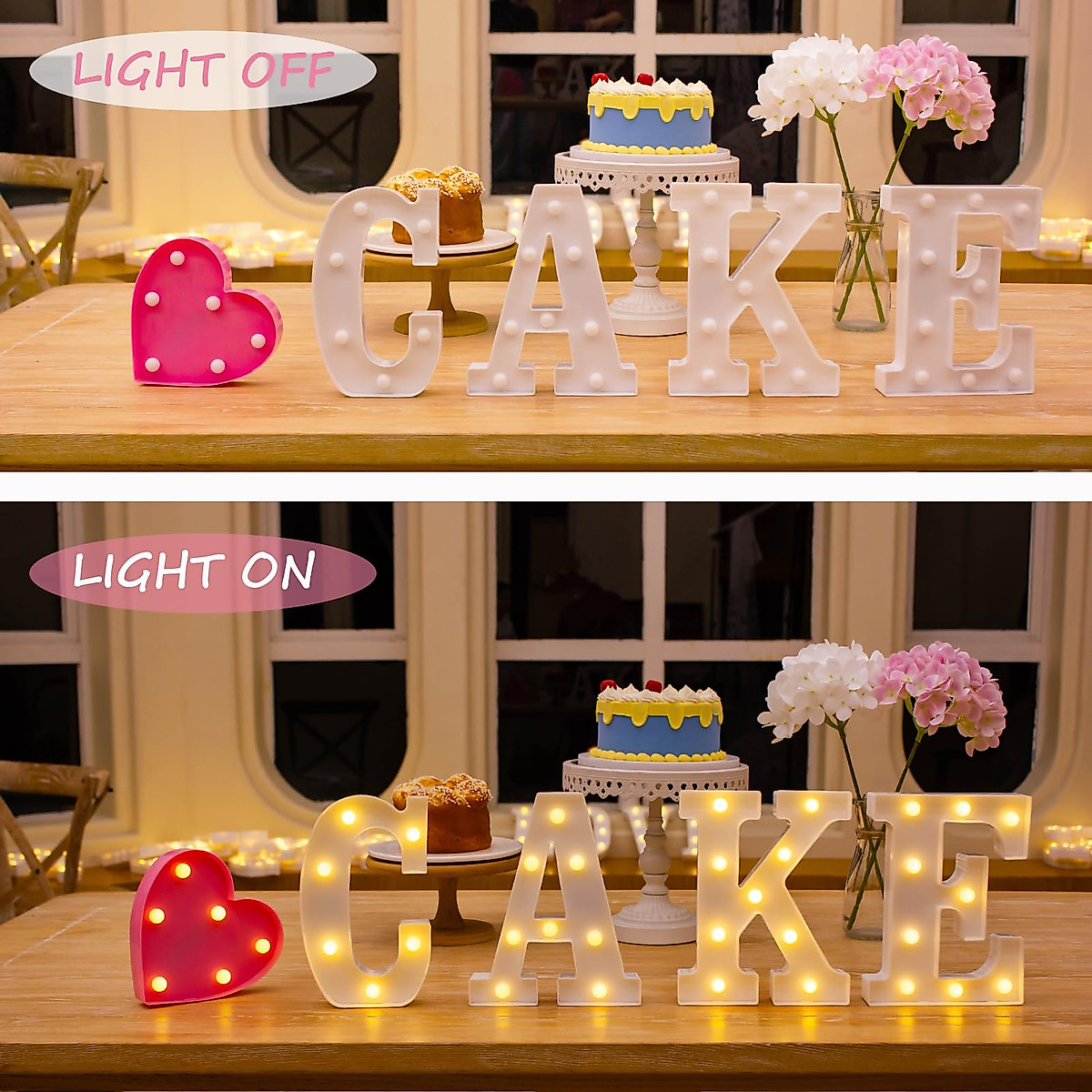 IFDGCTK Light Up Letters, Led Letters Lights 26 Alphabet, Decorative Lighted Letters, Battery Powered Led Marquee Light Up Letters for Party, Bar, Night Light, Home Decor(Letter Y)