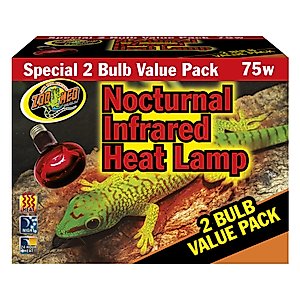 ZooMed Nocturnal Infared Heat Lamp 75w by ZooMed