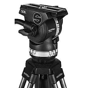 Sachtler Ace XL 75mm Fluid Head with 75/2 3-Section Aluminum Tripod and Mid-Level Spreader