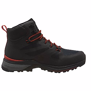 Jack Wolfskin Men's Force Striker Texapore Mid M Hiking Boot, Phantom/Red, 11.5