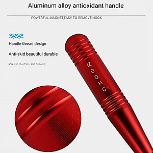 shuwen 5Pieces Fish Hook Remover Tool Metal Hook Remover Extractor Fish Hook Disconnect Device Fish Hook Detacher Fishing Tool Kit Fishing Accessory for Saltwater Freshwater-Grey