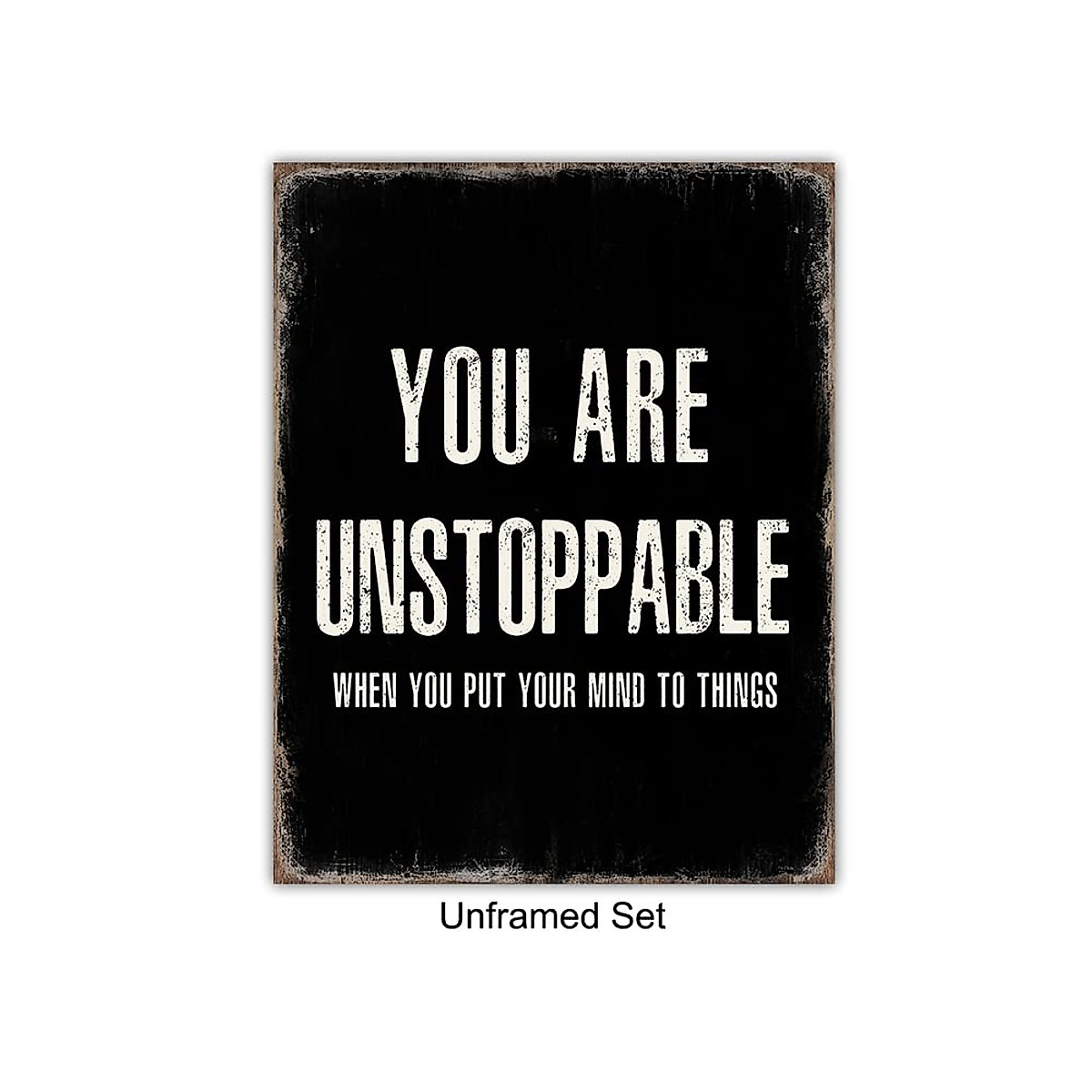 You Are Positive Affirmations Wall Art - Entrepreneur Positive Inspirational Quotes - Motivational poster - Home Office - Classroom Decorations - Success Sayings - Encouragement Gifts for Men, Women