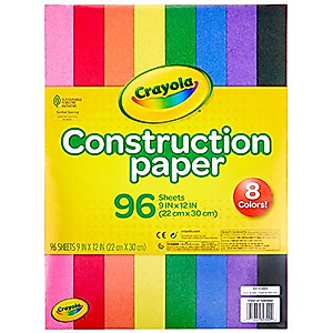 Crayola Construction Paper, 96 Sheets