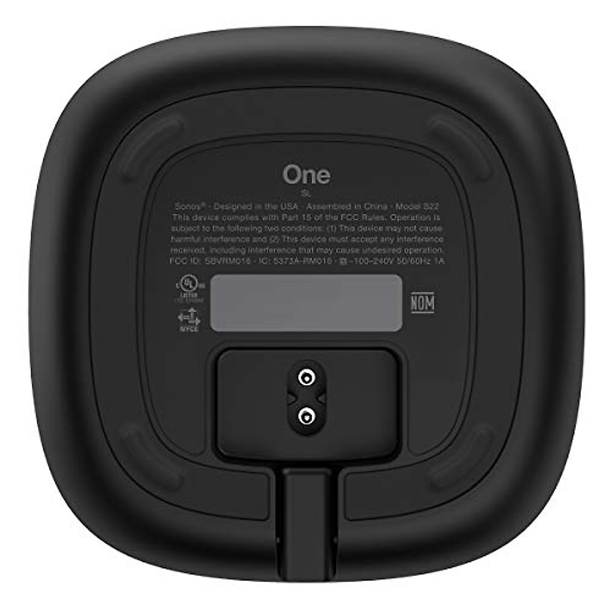 Sonos Two Room Set One SL - The Powerful Microphone-Free Speaker for Music and More - Black