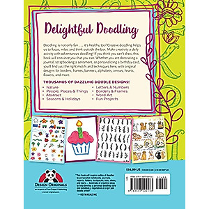 Oodles of Doodles, 2nd Edition: Creative Doodling & Lettering for Journaling, Crafting & Relaxation (Design Originals) Motifs & Techniques for Borders, Alphabets, Flowers, Hearts, Arrows, & More
