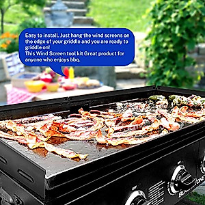 JEASOM Wind Screen for 5015 Blackstone 36" Griddle and Other Griddle,