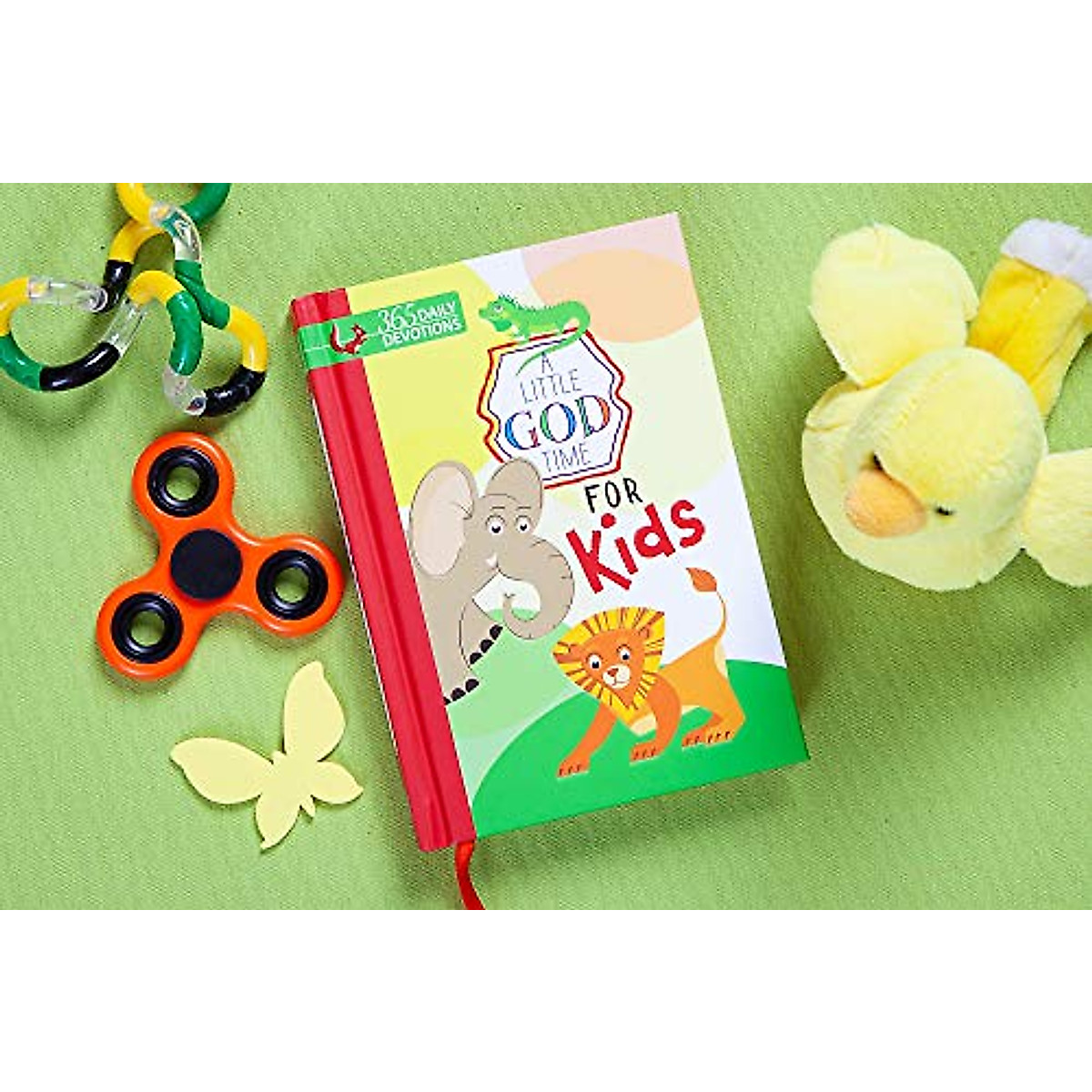 A Little God Time for Kids: 365 Daily Devotions (Hardcover)– Motivational Devotionals for Kids Ages 4-7, Perfect Gift for Children, Birthdays, Communion, and More