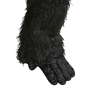 HouseHaunters "Get Me Outta This Cage" Gorilla and Cage Costume Kit, Black/Bamboo, One Size