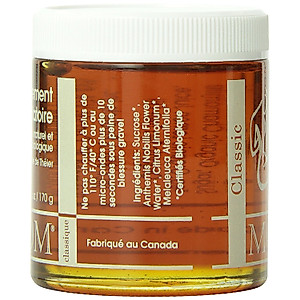 Moom Organic Sugaring Wax (6 oz.) All-Natural Refill for Wax Kit for Hair Removal with Tea Tree Oil & Chamomile – Perfect for Legs, Face, Nose & Eyebrow