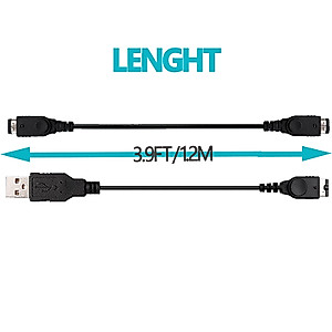 2 Player Link Cable + USB Power Charger Cable for Nintendo Gameboy Advance SP/GBA SP Connect Cable Cord