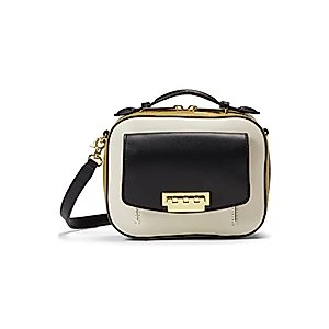 ZAC Zac Posen Earthette Small Box Crossbody - Color-Block Khaki One Size