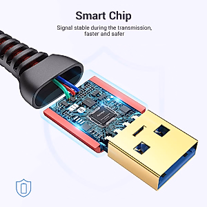 AINOPE USB Extension Cable,USB Extender,USB 3.0 Extension Cable, Male to Female Cord High Data Transfer Compatible with Webcam,USB Keyboard,Flash Drive,Hard Drive,Printer,10FT,Red