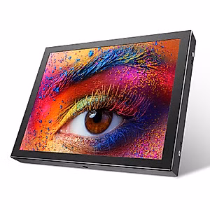 Eyoyo 8 inch Small Mini Monitor 1024x768 Resolution Car Rear View TFT LCD Screen Display with HDMI/VGA/AV Video Input for PC DVD DVR CCD 140 Degree Wi