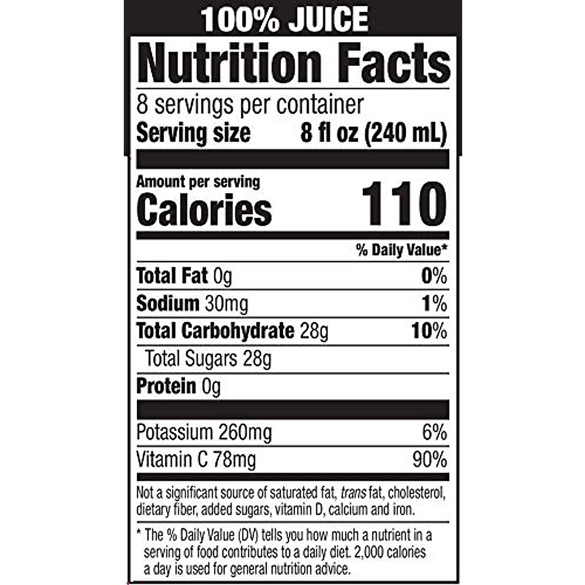 Amazon Brand - Happy Belly 100% Apple Juice, Bottle, 64 fl oz (Pack of 1)