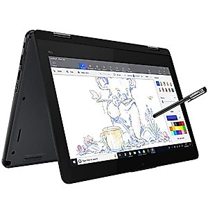 Lenovo ThinkPad Yoga 11e Gen 6 11.6" 2-in-1 Touchscreen (Intel M3-8100Y, 8GB RAM, 256GB SSD, Webcam, Stylus), Ruggedized & Water Resistant Flip Convertible Laptop, Type-C, Wi-Fi, IST Pen, Windows 10