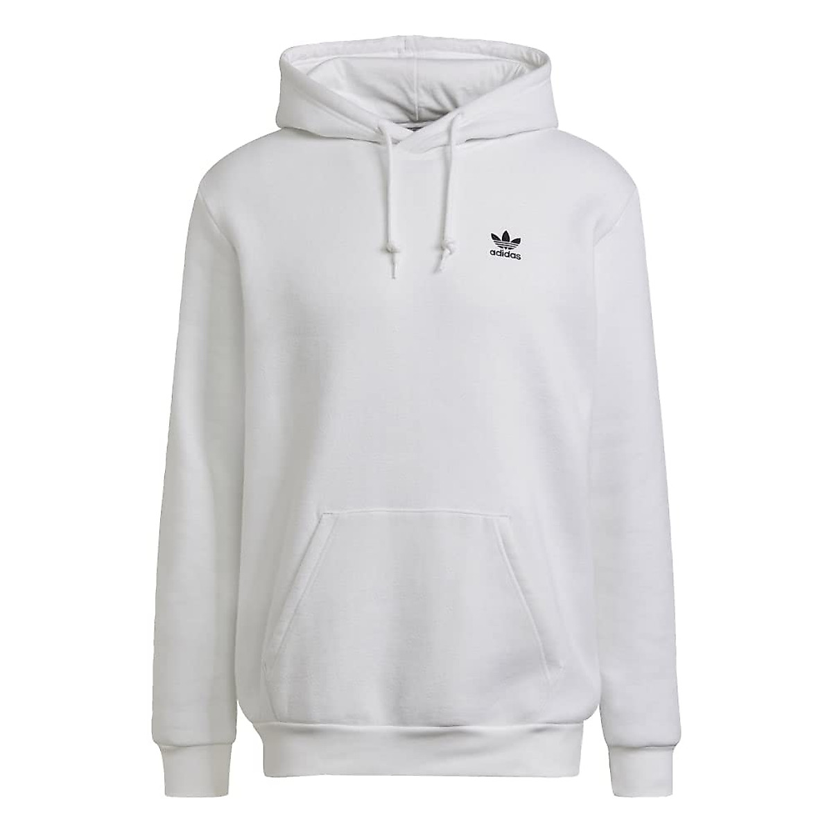 adidas Originals Men's Adicolor Essentials Trefoil Hoodie, White, XX-Large