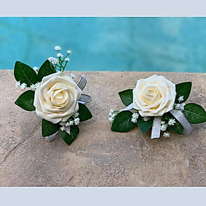 Outdoor Artificial Cedar Topiary Trees Uv Rated Potted Plants (Champagne)