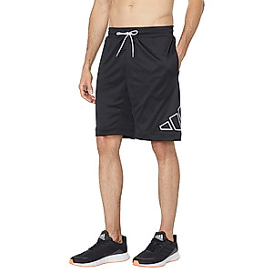 adidas Men's Big Logo Shorts, Black, Large