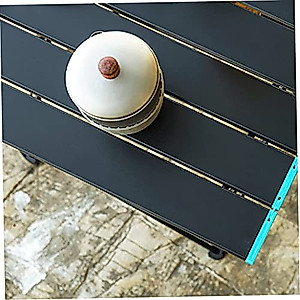 Tuimiyisou Mini Folding Table Portable Outdoor Aluminum Alloy Barbecue Table with Carry Bag for Camping Picnic Mountaineering (M) Fishing Supplies-Fishing Chair