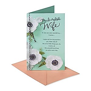 American Greetings Birthday Card for Wife (My Incredible Wife)