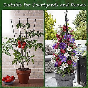 𝑨𝒇𝒂𝒏𝒆𝒄𝒉𝒐 2Packs Trellis for Climbing Plants Outdoor and Indoor, 47.24inch Garden Rustproof Plant Trellis Support Grows Lattice for Indoor Plants Trellis for Potted Flowers Tomatoes, or Vines