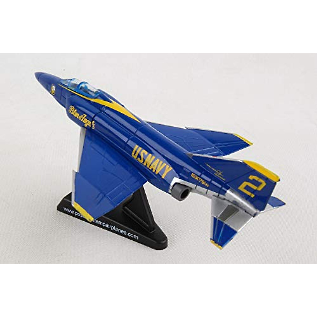 Daron Postage Stamp F4 Phantom II 1/155 Blue Angels