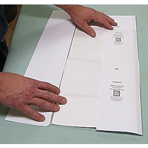 5 Yard Roll of 14" Brodart Fold-On Book Jacket Covers -- Center-Loading, Clear, Mylar, Adjustable