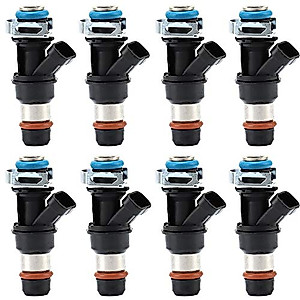 8Pcs Fuel Injector - Fits Chevrole Silverado Suburban Taho Express 1500 2500 3500 Avalanche 1500 - Cadillac Escalade - GMC Sierra Yukon Savana 4.8L 5.3L 6.0L - Replaces part 17113553 17113698