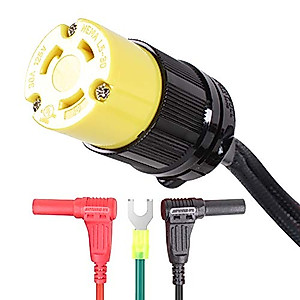 Journeyman-Pro 30A Parallel Cord Connection Kit, for Inverter Generators | 120-125 VAC, 30 AMP - 4000/3750 Watts Turn Lock L5-30R Female Connector RV Ready (L530R Twist Lock)