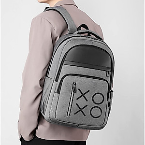 YB-OSANA Game Cosole Backpack Travel Bag Travel Carrying Case for PS5/PS4 Console and Accessories (Grey)