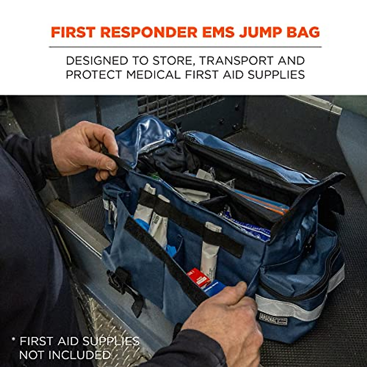 Ergodyne Arsenal 5210 Trauma Bag, Blue, Small, 13417