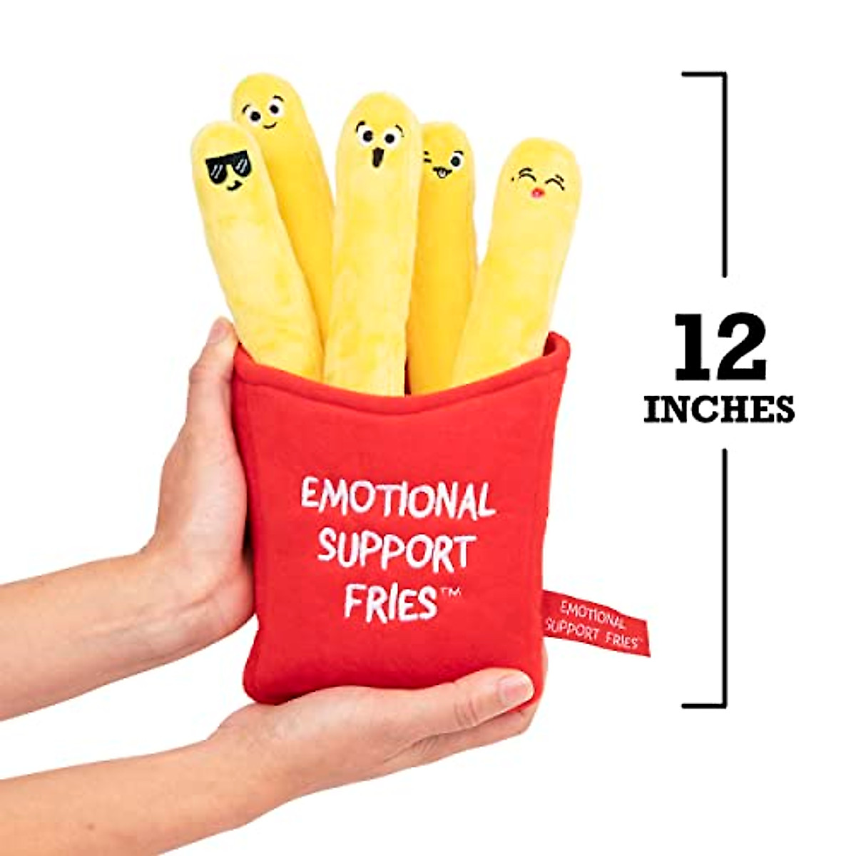 WHAT DO YOU MEME? Emotional Support Fries - The Original Viral Cuddly Plush Comfort Food