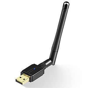 Long Range Bluetooth Adapter for PC 5.3, USB Bluetooth Adapter Dongle 328FT / 100M, 5.3+EDR Bluetooth Wireless Transmitter Receiver for Desktop Laptop PC with Windows 11/10/8.1