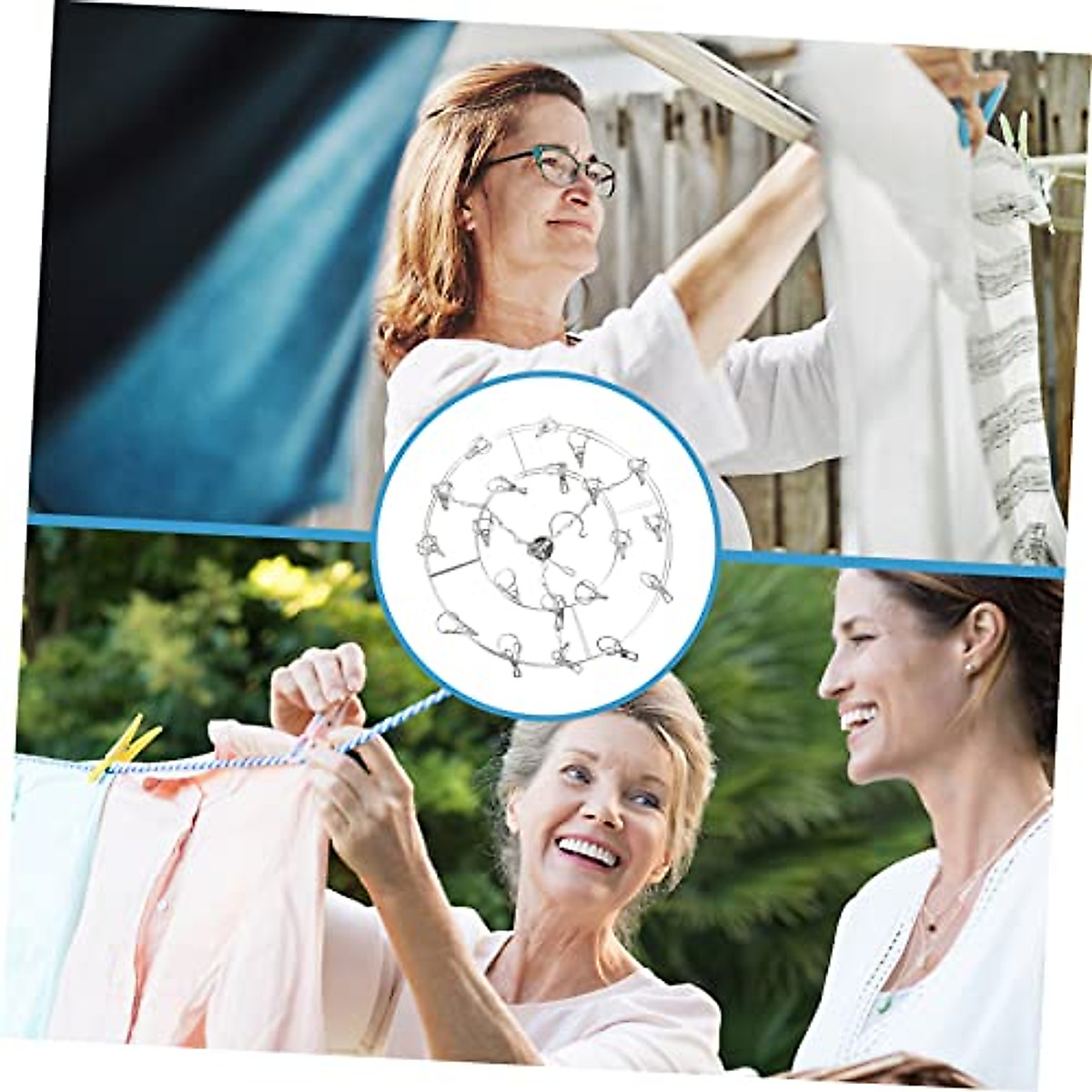 CAXUSD Clothespin Portable Clothes Rack Shirt Hangers Outdoor Clothes Drying Rack Folding Sock Hanger Underwear Hanger Clothes Drying Clip Household Folder Hangers for Pants