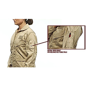 TRU-SPEC Men's 27-P Basic Flight Suit, Navy, Large Regular