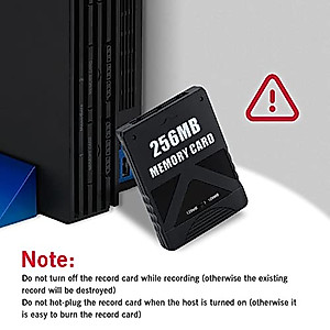 Mcbazel 256MB High Speed Game Memory Card for Playstation 2 - Black (1 Pack)