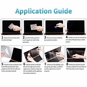 F FORITO 2 Pack 14 inch Anti Glare Laptop Screen Protector, Anti Scratch & Anti Fingerprint Screen Filter Compatible with 14" HP/DELL/ASUS/Acer/Samsung/Lenovo/Toshiba with 16:9 Aspect Ratio Laptop