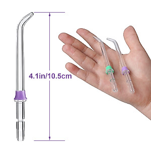 2PCS Replacement Tips Oral Hygiene Accessories Water Jet Standard Sprinkler for Waterpik Dental Water Oral Irrigator Wp-100 Wp-450 Wp-250 Wp-300 Wp-660 Wp-900 by WyFun