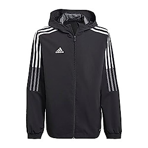 adidas unisex-child Tiro 21 Windbreaker Black Medium