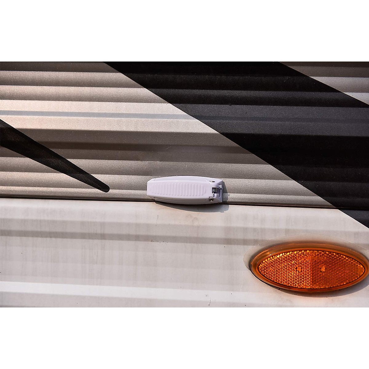 RVGUARD RV Door Holder, 12Pcs White Camper Door Holder, Keep The Baggage Door Open, for RV, Trailer, Camper Vans