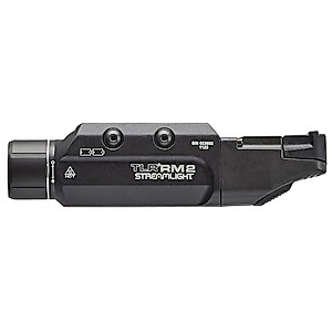 Streamlight 69450 TLR RM 2 Compact, Portable Rail-Mounted LED Tactical Lighting System with Tail Loc, Remote Switch, and 2 Lithium Batteries, Black