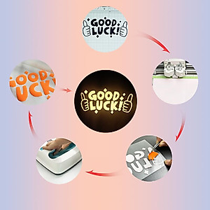 SHOYISI 3D Puff Glow in The Dark Heat Transfer Vinyl Luminous Fluorescent Color HTV Puff Vinyl 6 Sheets 12"x10"for Heat Press T Shirt…