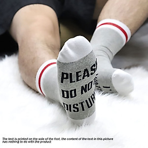 TSOTMO 2 Pairs TV Show Socks The TV Series Gifts Please Do Not Disturb I’M Watching TV Show Socks