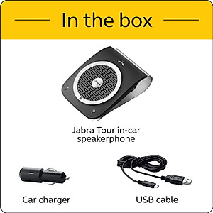 Jabra Tour Bluetooth in-Car Speakerphone - Black