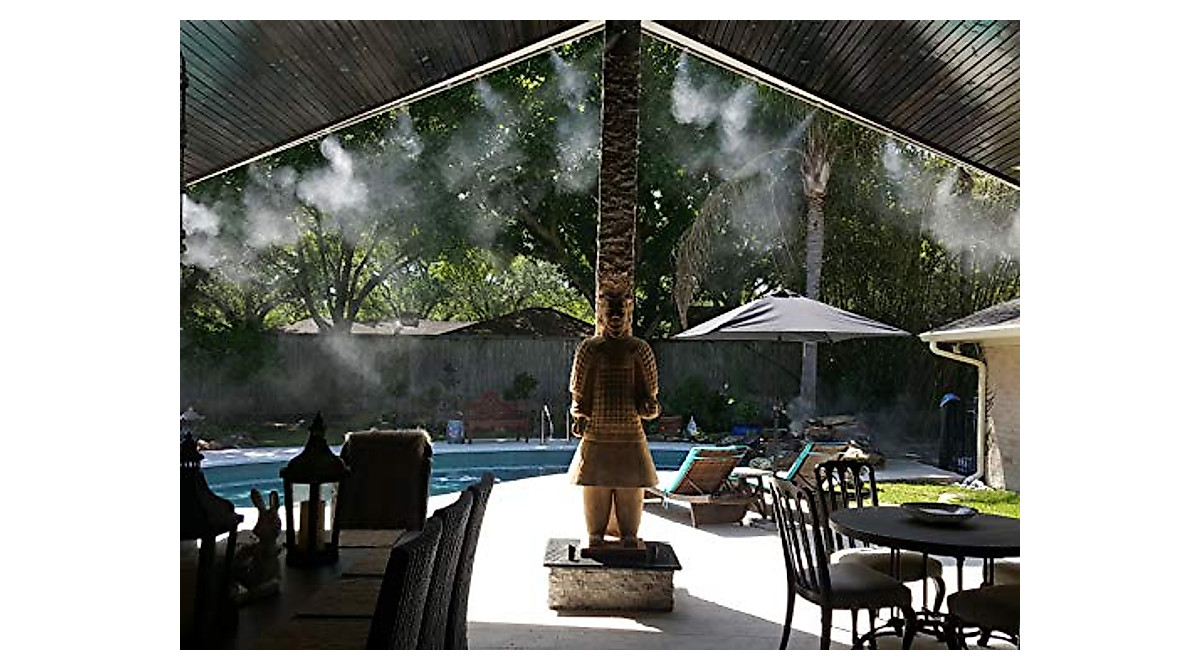 Patio Misting Kit - Cool Outdoor Spaces Up to 30°F | Easy Install