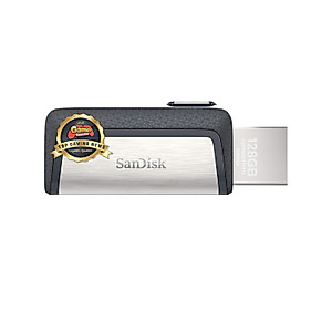 SanDisk 64GB Ultra Dual Drive USB Type-C - USB-C, USB 3.1 - SDDDC2-064G-G46, Grey/Silver & 32GB Ultra Dual Drive USB Type-C - USB-C, USB 3.1 - SDDDC2-032G-G46