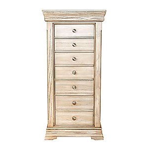 Hives and Honey Haley Jewelry Armoire, Large, Taupe
