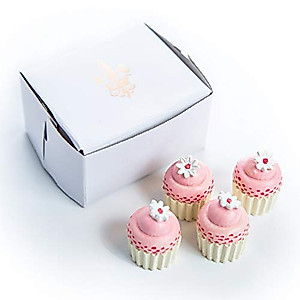 The Queen's Treasures 18 Inch Doll Bakery Food Accessories, 4 Mini Cupcakes and Party Cake with 2 Bakery Boxes,Compatible with American Girl Furniture
